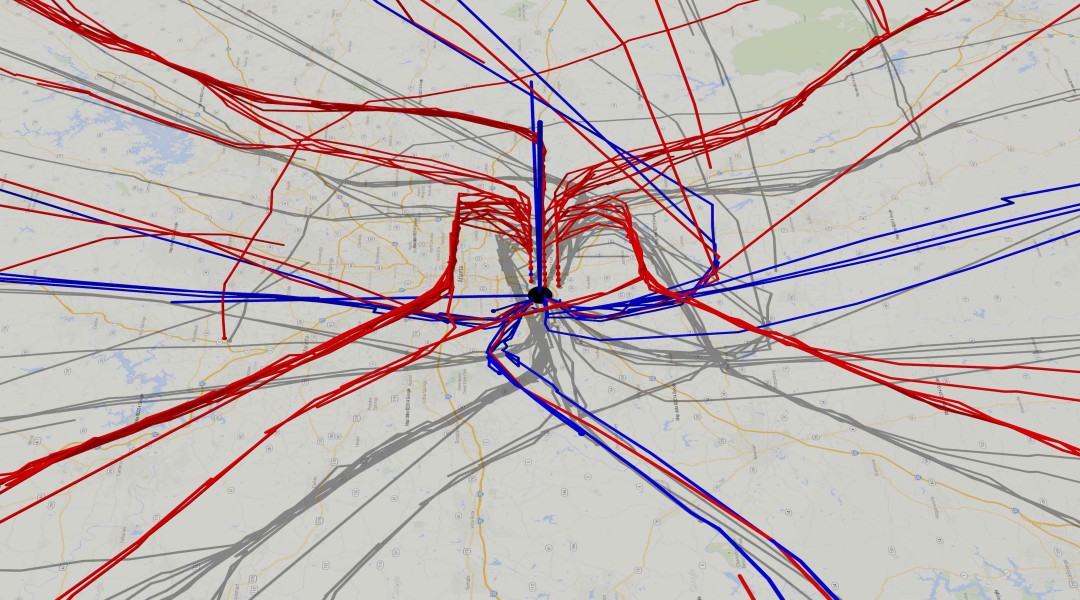 Atlanta Arrival Departure lanes small | Easypeasy Analytics